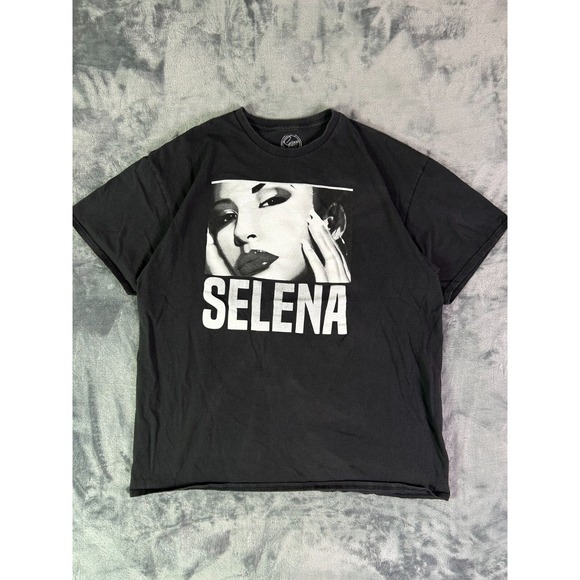 Tops | Selena Quintanilla Tshirt Xl Official Merch Black Portrait ...
